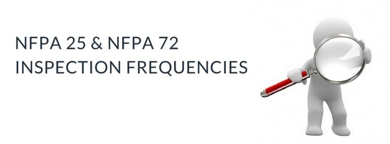 NFPA 25 & NFPA 72 Inspection Frequencies - Inspect Point