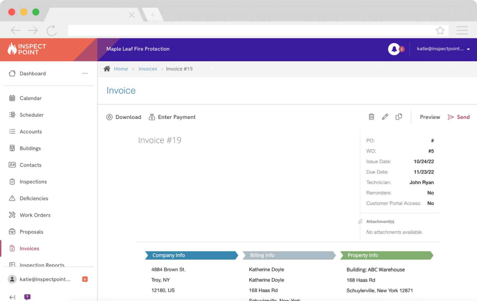 Features – Inspect Point